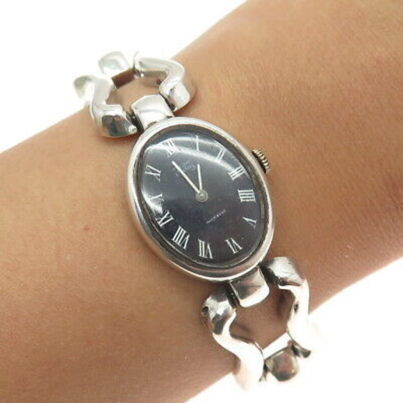 Accessories | Indus De Luxe 835 Silver Vintage Germany Incabloc ...